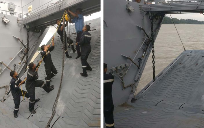 Crew training for safe usage Ro-Ro ramp – Newthex